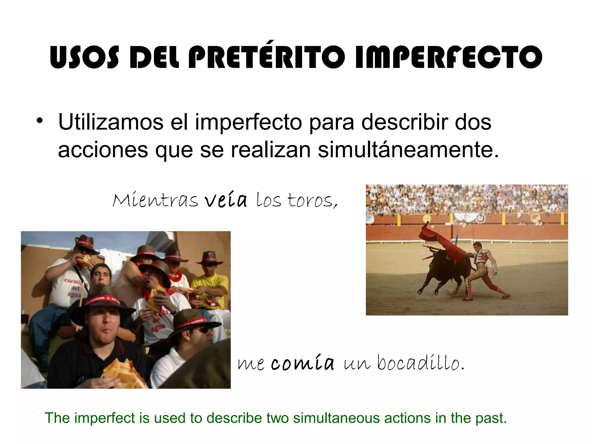 Indefinido o imperfecto_explicacion | PPT