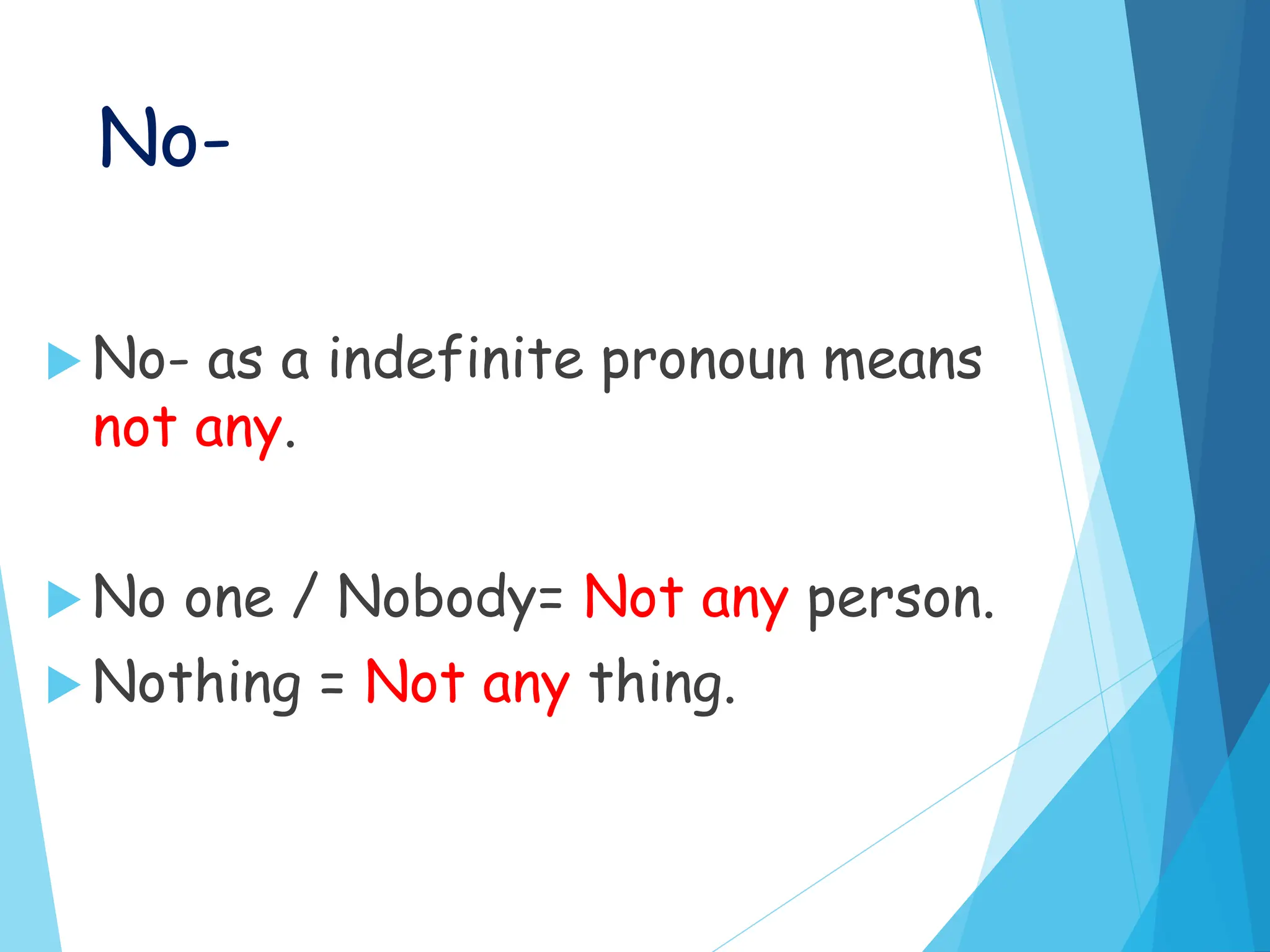 indefinite-pronouns for Elnglis learners. | PPTX