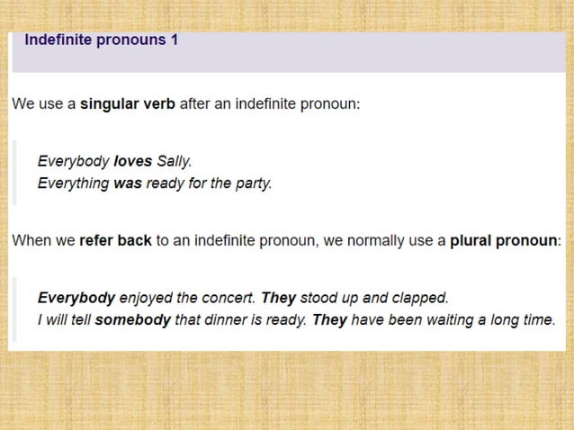 indefinite pronouns A1 ppt pppppppppppppp | PPT