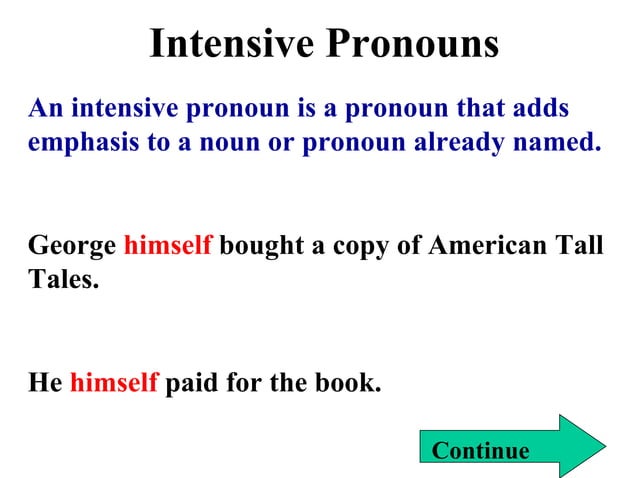 Indefinite and reflexive pronouns | PPT
