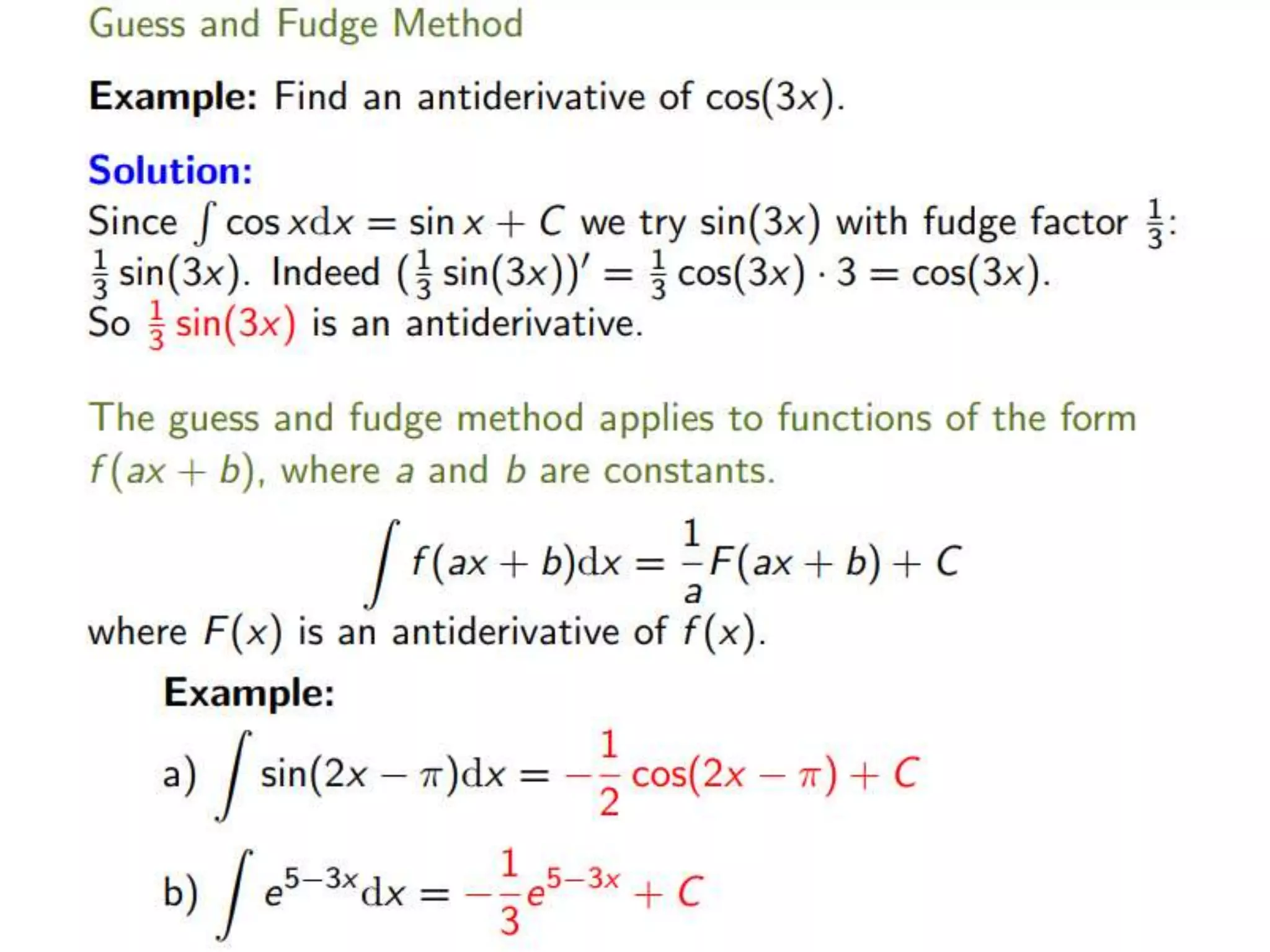 Indefinite Integral and Methods of integration.pptx