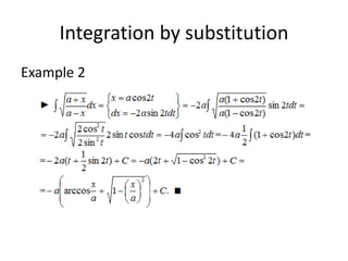 Indefinite Integral and Methods of integration.pptx
