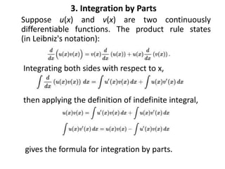 Indefinite Integral and Methods of integration.pptx