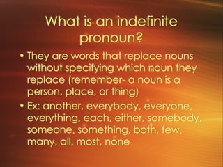 indefinite_pronouns.ppt ajjajajaajajajaja | PPT