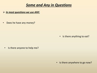 Indefinite pronouns Indefinite Compounds Every Some Any | PPTX