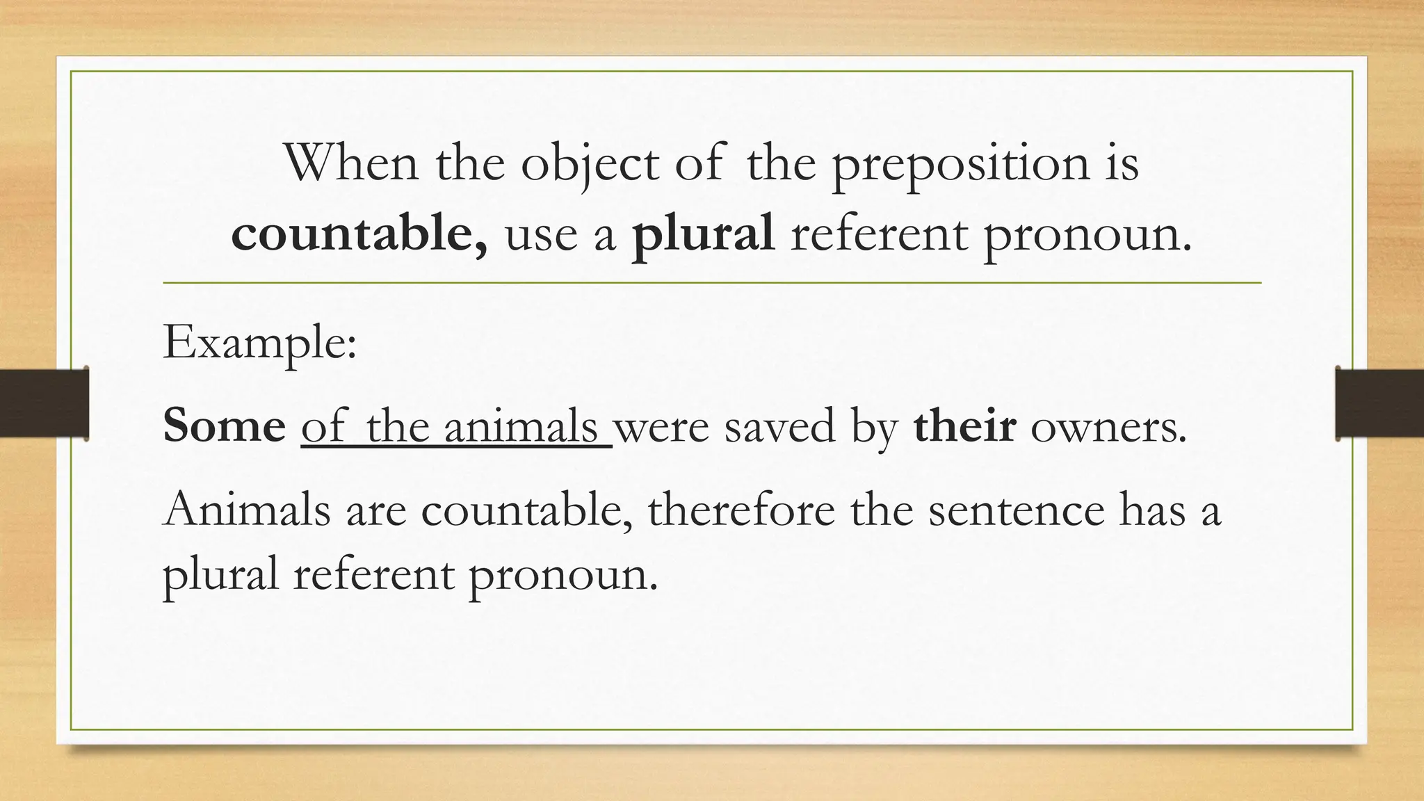 indefinite pronouns used as subject-Pronoun antecedent agreement | PPTX