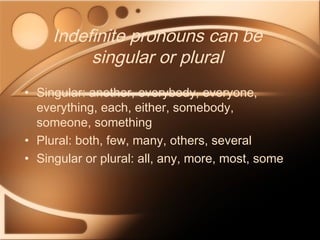 Indefinite pronouns by tatjana lipovac | PPT | Science