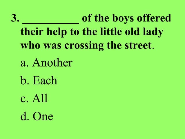 Indefinite pronouns powerpoint | PPT