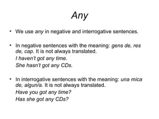 Indefinite quantities | PPT