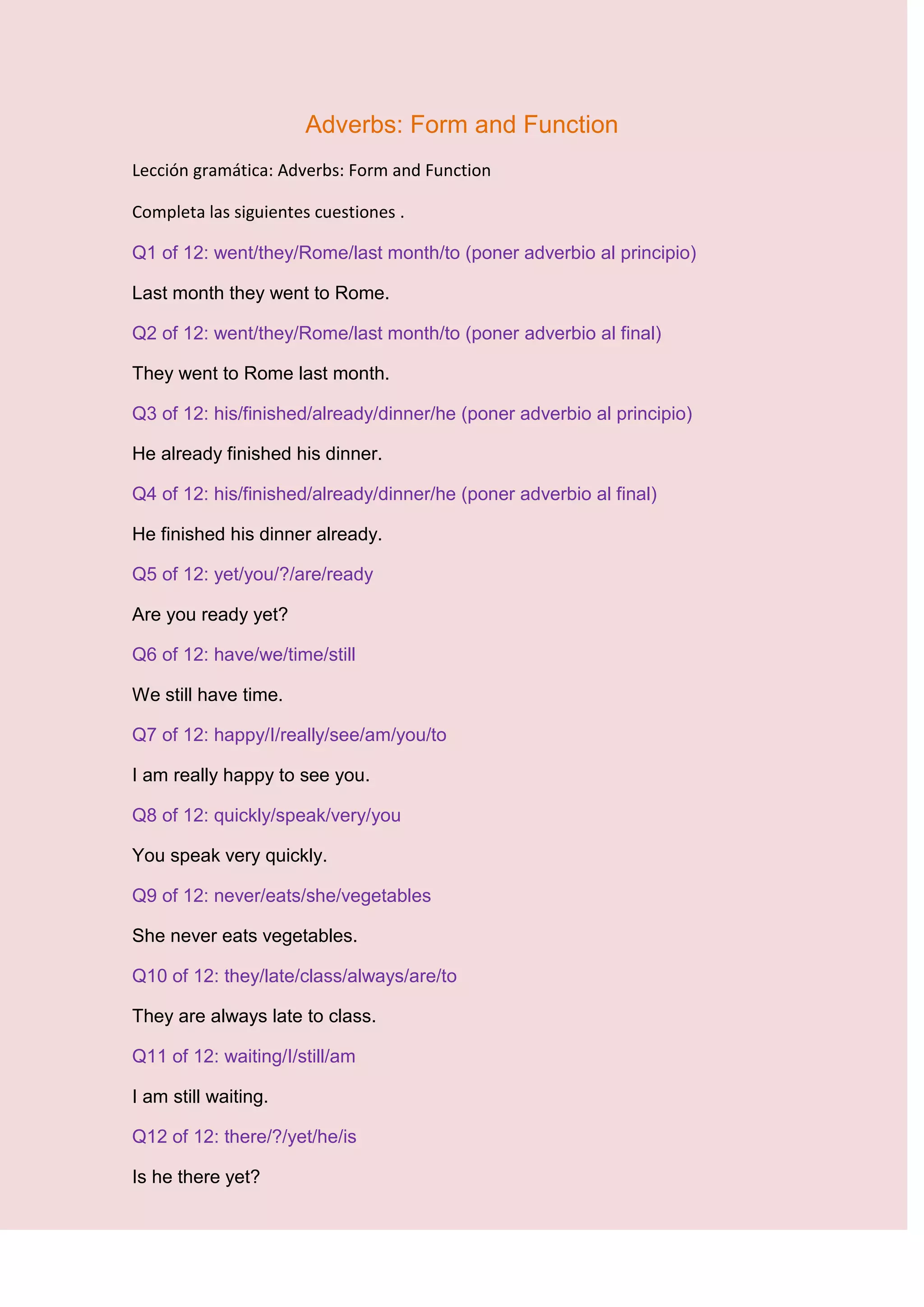 Indefinite y relative pronouns | DOCX