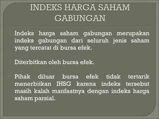 Indeks harga-saham | PPT