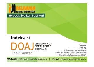 Strategi Jurnal Terindeks di DOAJ dengan Cepat | PDF