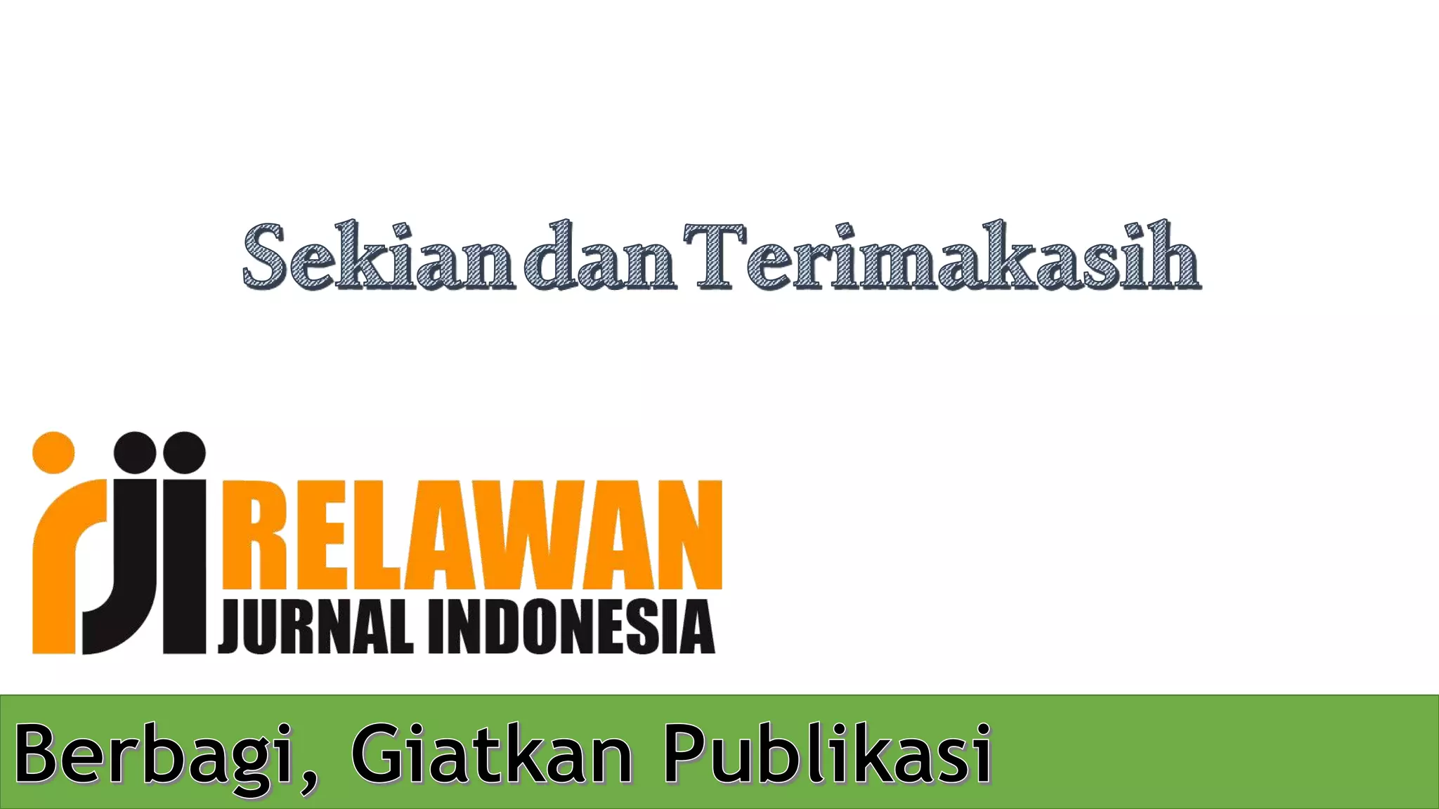 Indeksasi jurnal | PPTX