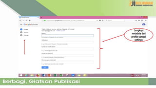 Indeksasi jurnal | PPTX