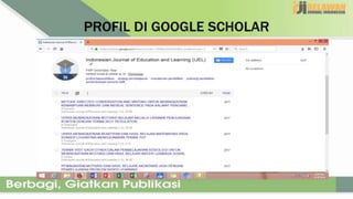 Indeksasi jurnal | PPTX