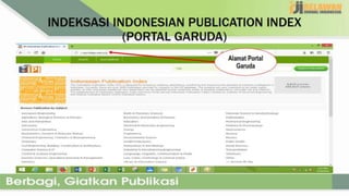 Indeksasi jurnal | PPTX