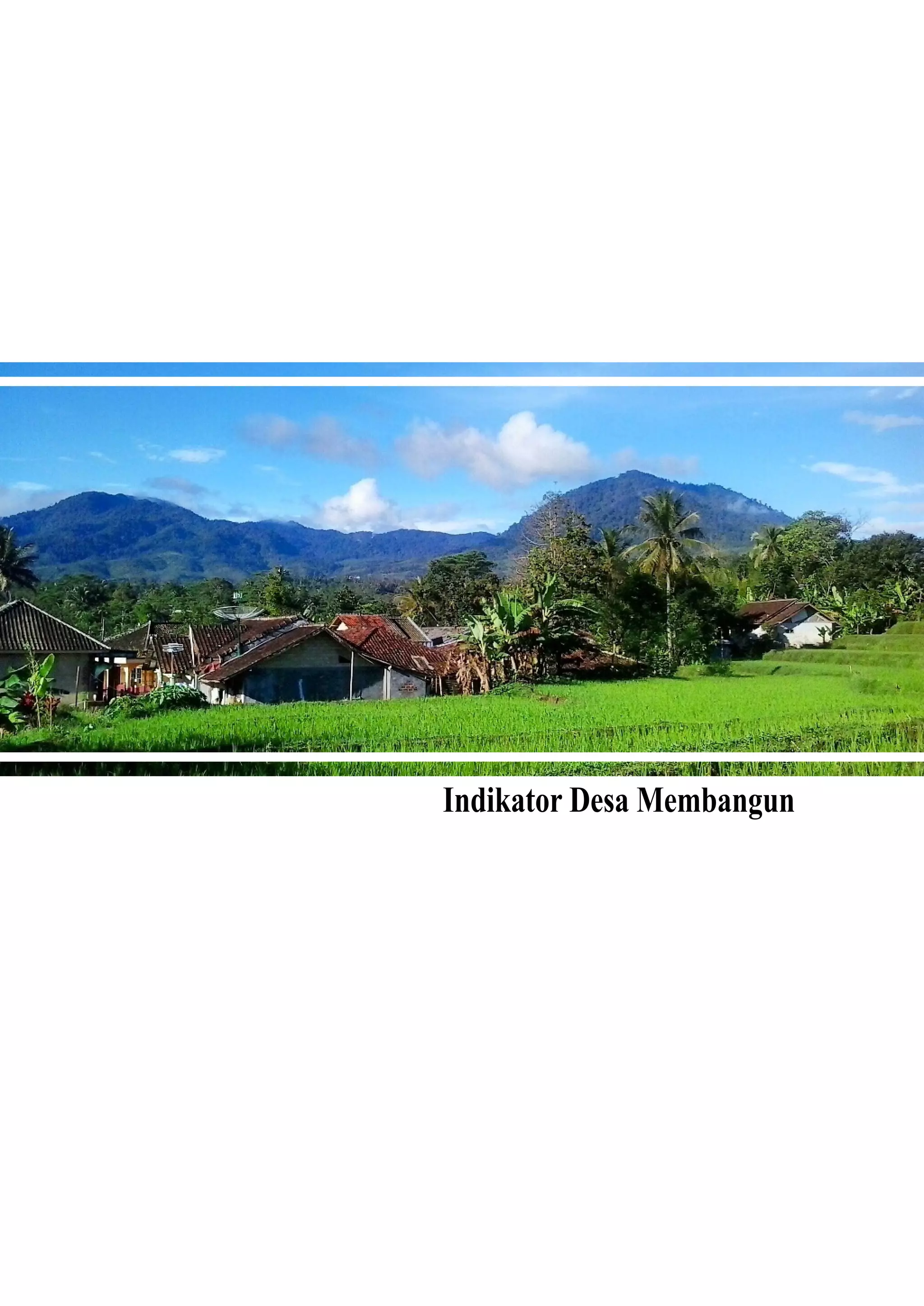 Indeks desa membangun kementerian desa | PDF