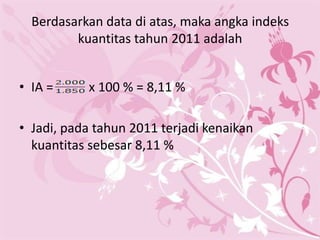 Indeks harga | PPT