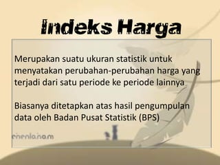 Indeks harga | PPTX