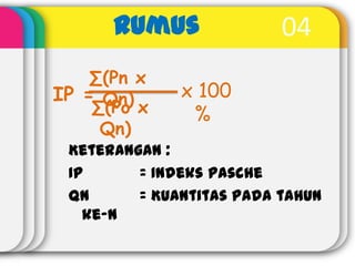 Indeks Harga (Ekonomi Kelas X) | PPTX