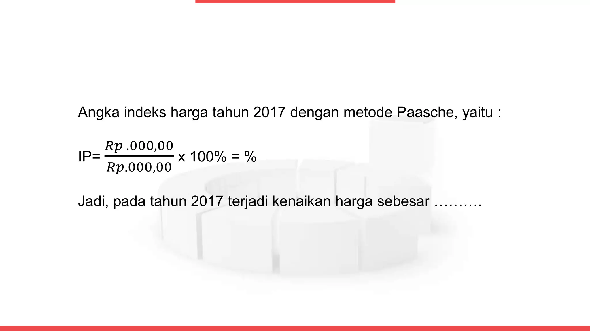 PPT Materi Indeks harga | PPTX