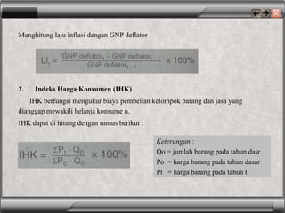 Indeks harga dan inflasi, permintaan dan penawaran uang | PPTX