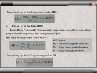 Indeks harga dan inflasi, permintaan dan penawaran uang | PPTX