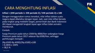 Indeks harga dan inflasi | PPTX
