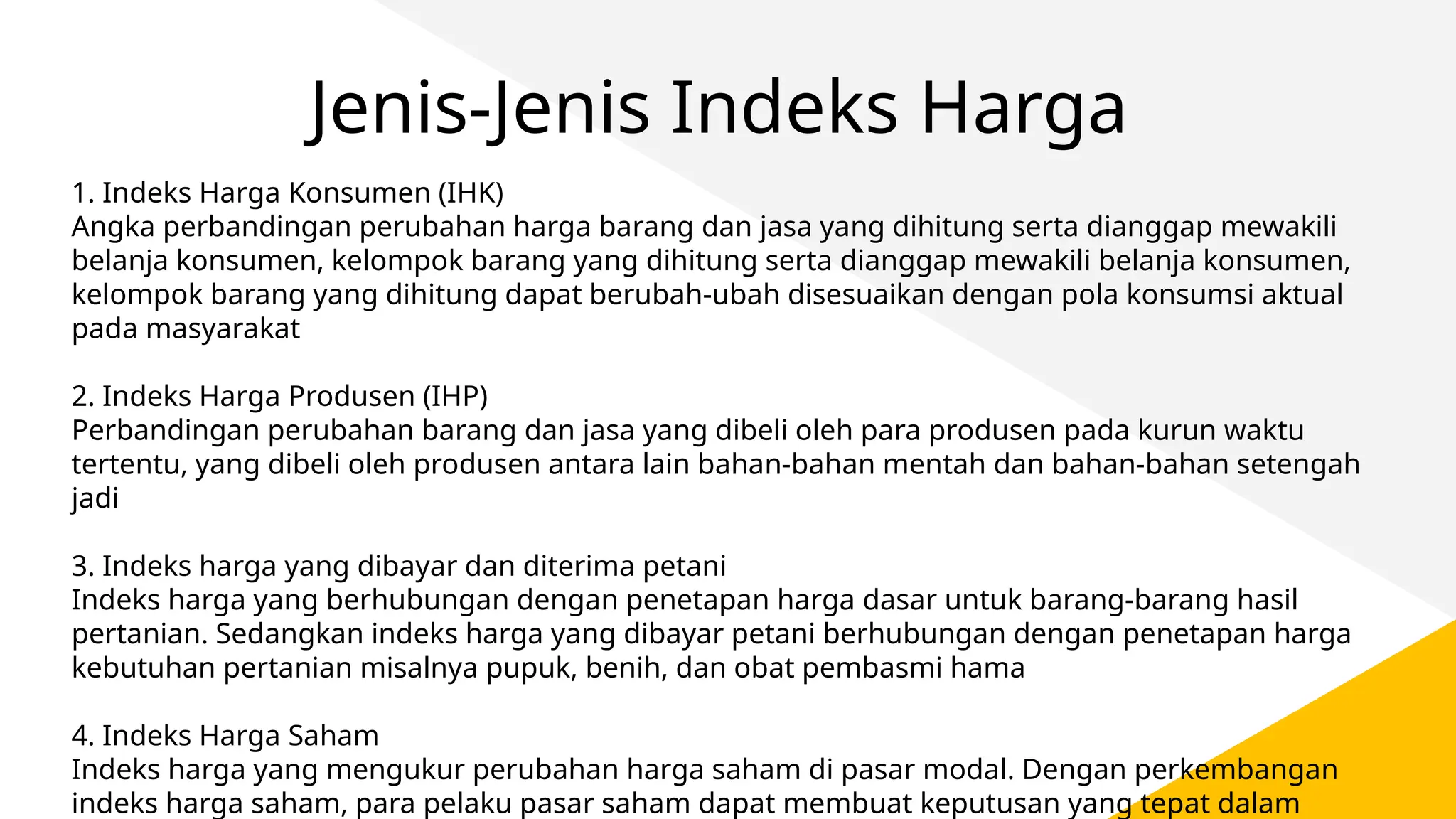 Indeks Harga, Inflasi dan serta Permintaan dan Penawaran uang.pptx