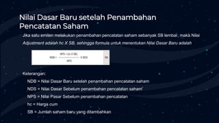Indeks harga saham | PPTX