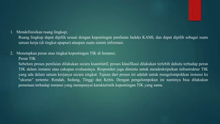 Indeks kami ( keamanan informasi ) | PPTX