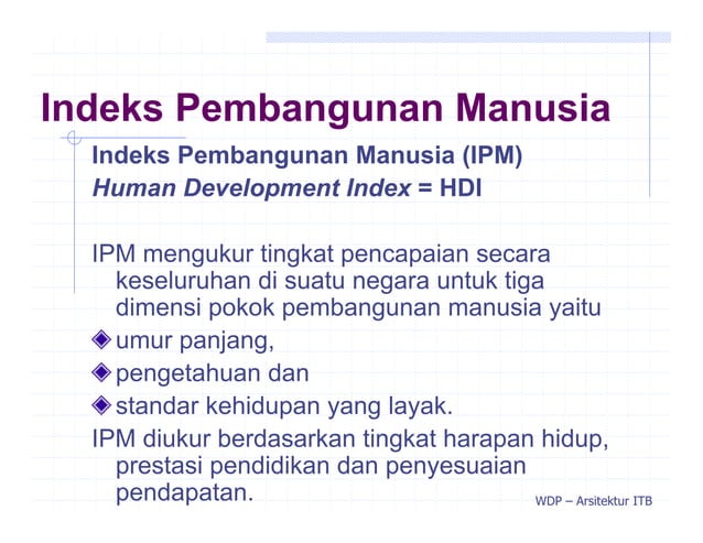 Indeks pembangunan manusia | PDF