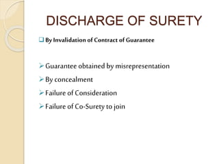 Indeminity and guarantee | PPTX