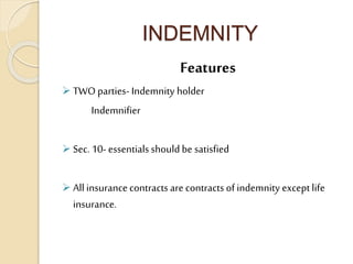 Indeminity and guarantee | PPTX
