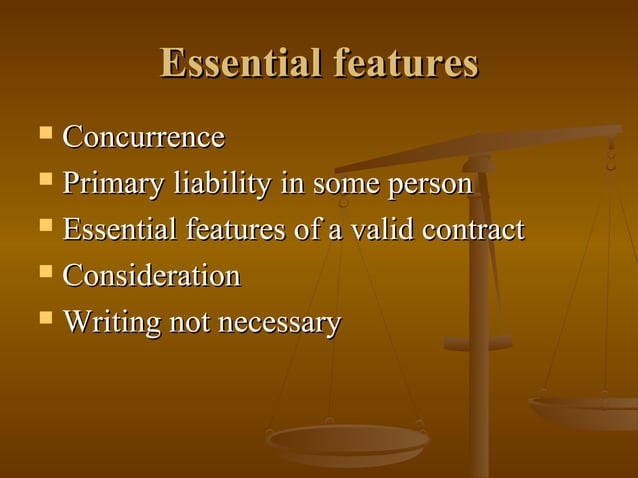Indemnity and guarantee-11 | PPT