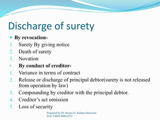 Indemnity and guarantee | PPTX