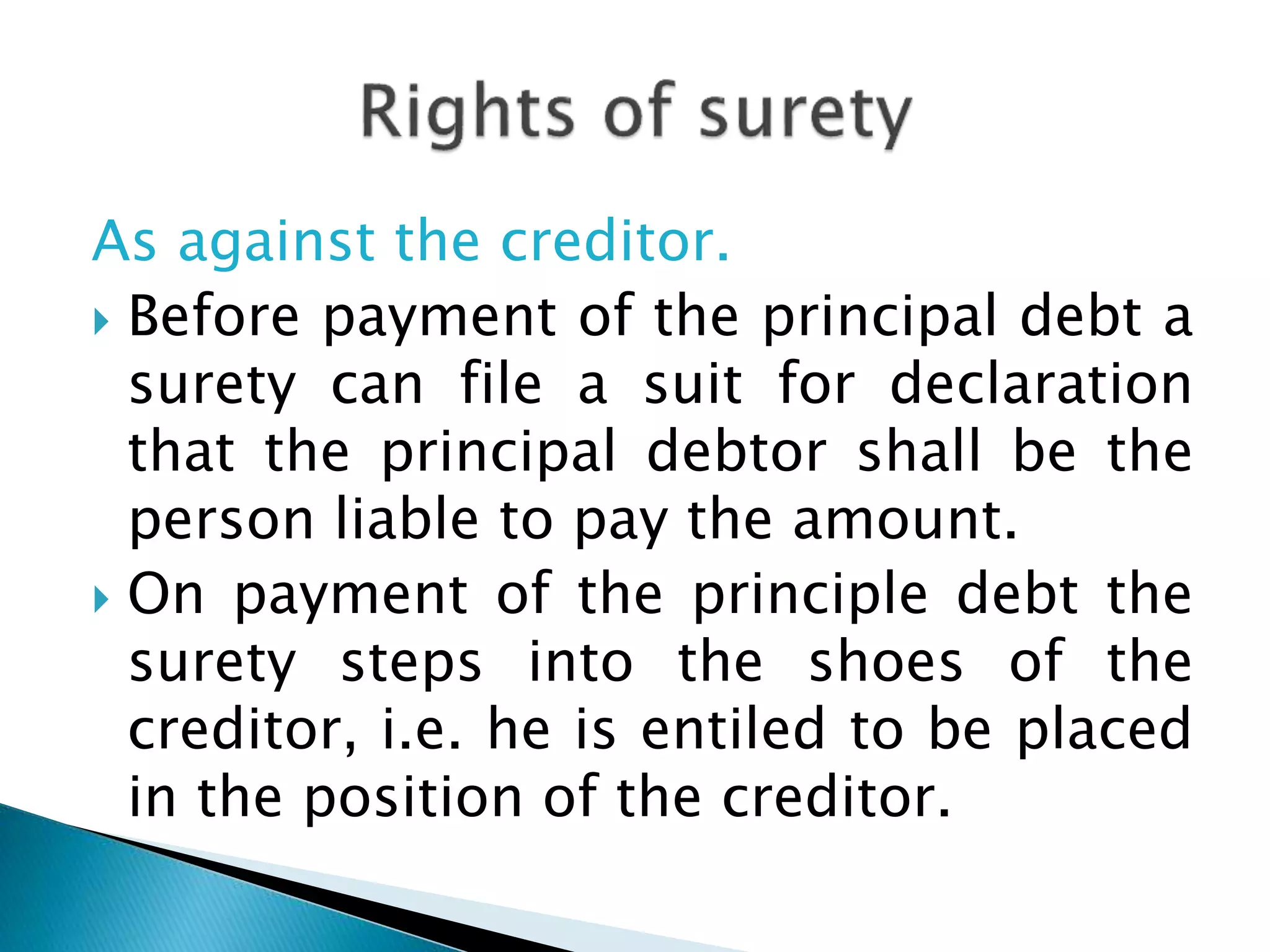 Indemnity and guarantee contracts | PPTX