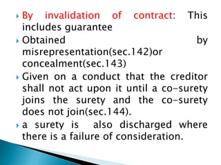 Indemnity and guarantee contracts | PPTX