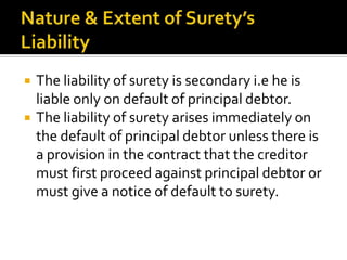 Indemnity & guarantee | PPT