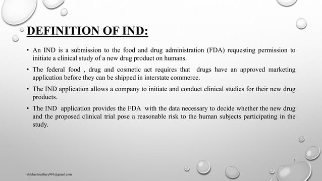 Ind enabling studies. | PDF