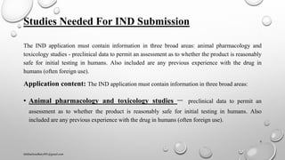 Ind enabling studies. | PDF