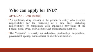 Investigational New Drug Application enabling studies.pptx