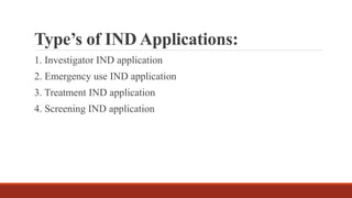 Investigational New Drug Application enabling studies.pptx