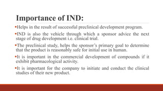 Investigational New Drug Application enabling studies.pptx