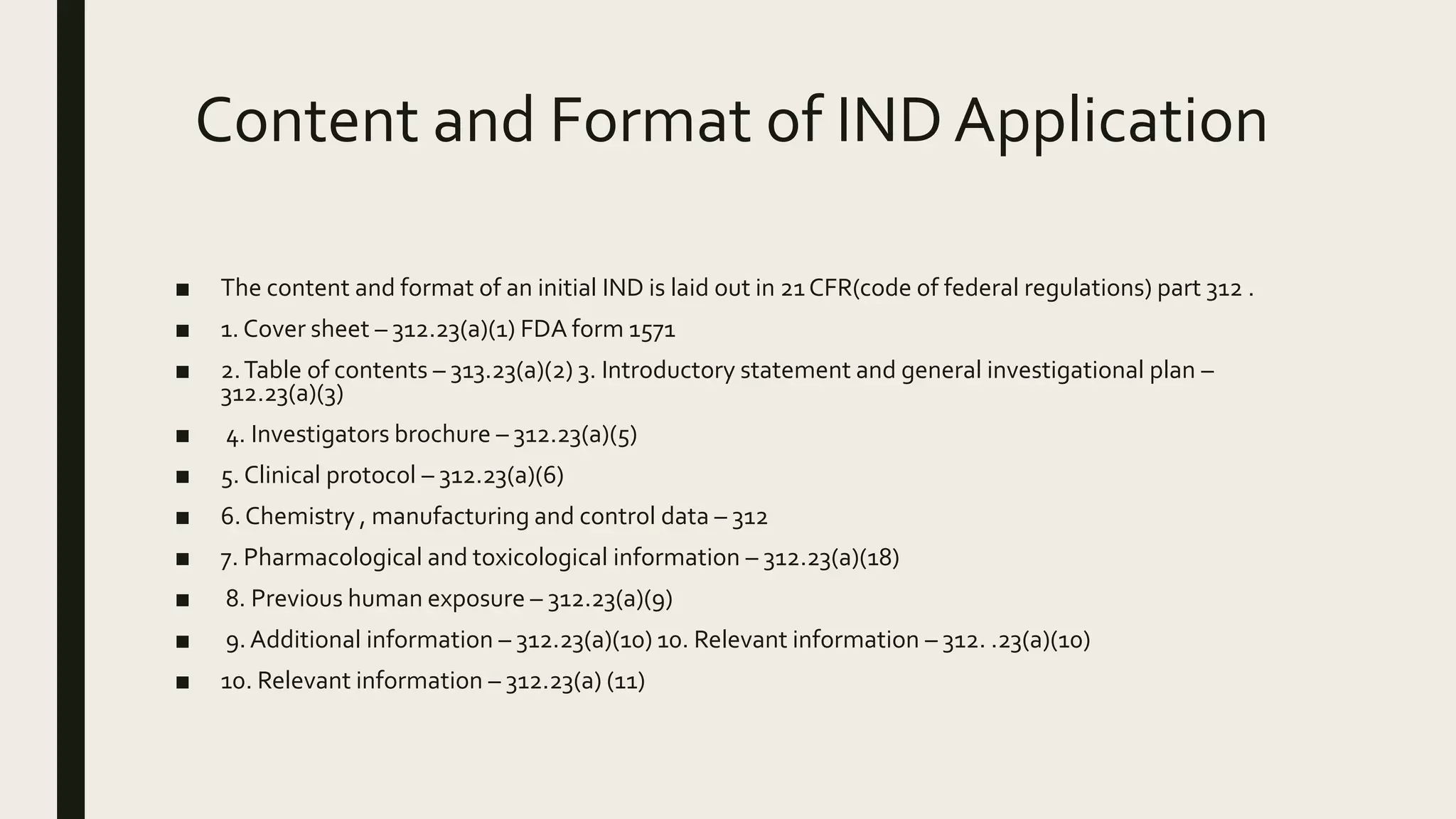 IND Enabling Studies (IND) | PPTX