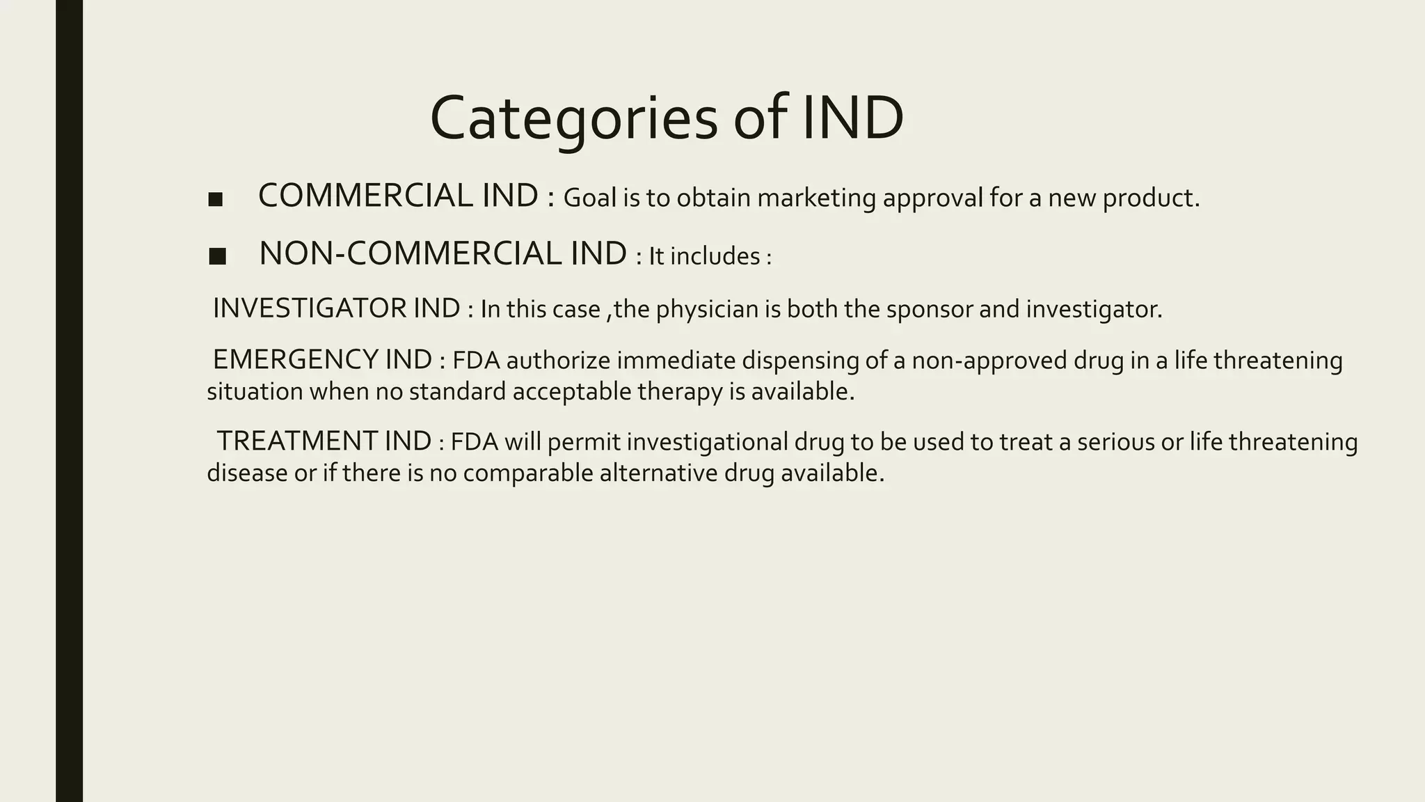 IND Enabling Studies (IND) | PPTX