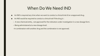 IND Enabling Studies (IND) | PPTX