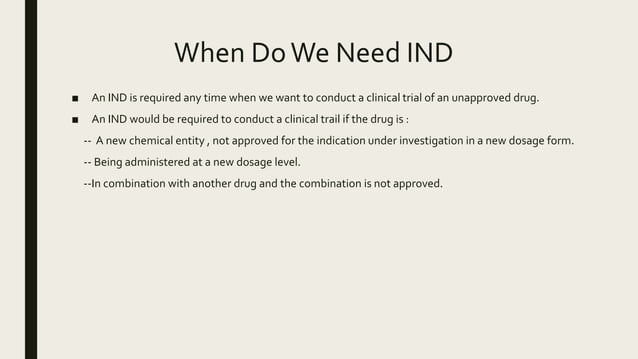 IND Enabling Studies (IND) | PPTX