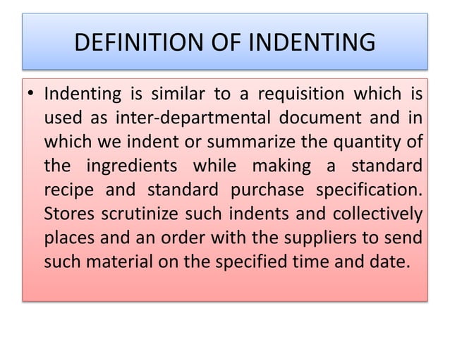 Indenting | PPTX