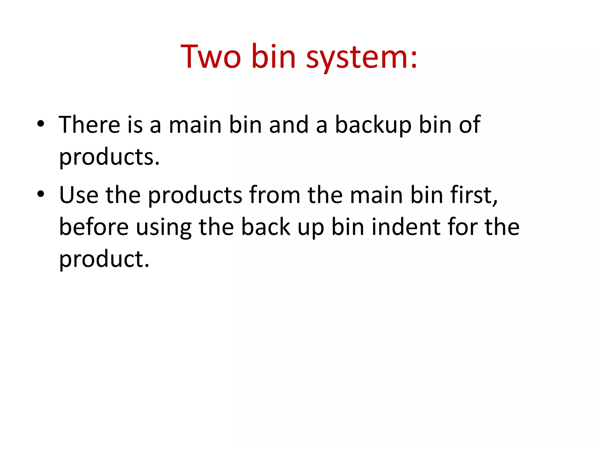 Indenting and maintenance of inventory | PPTX